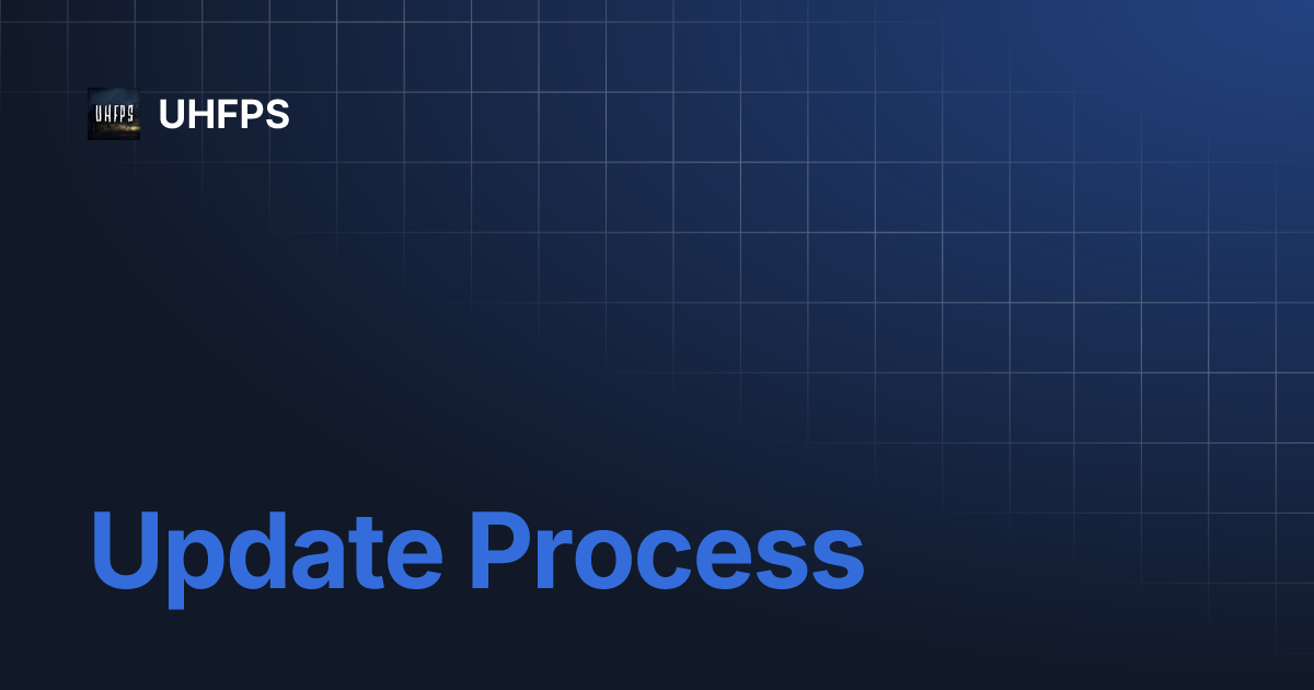 Update Process | UHFPS